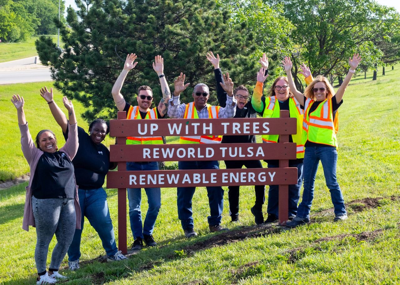 Reworld™ Plants Trees with Up With Trees Inc.